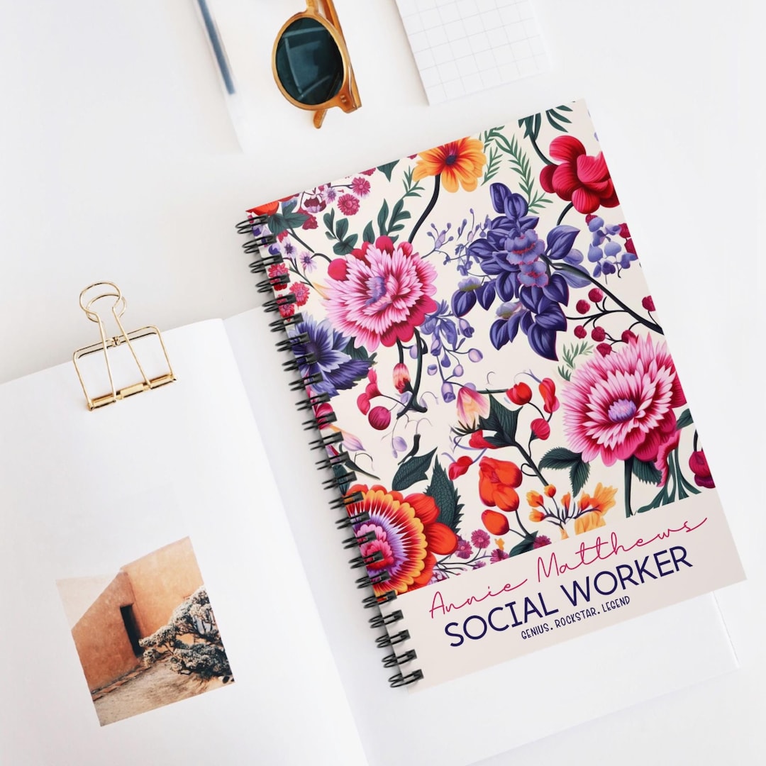 School Social Worker Gift, Social Worker Gifts, Personalized Notebook ...