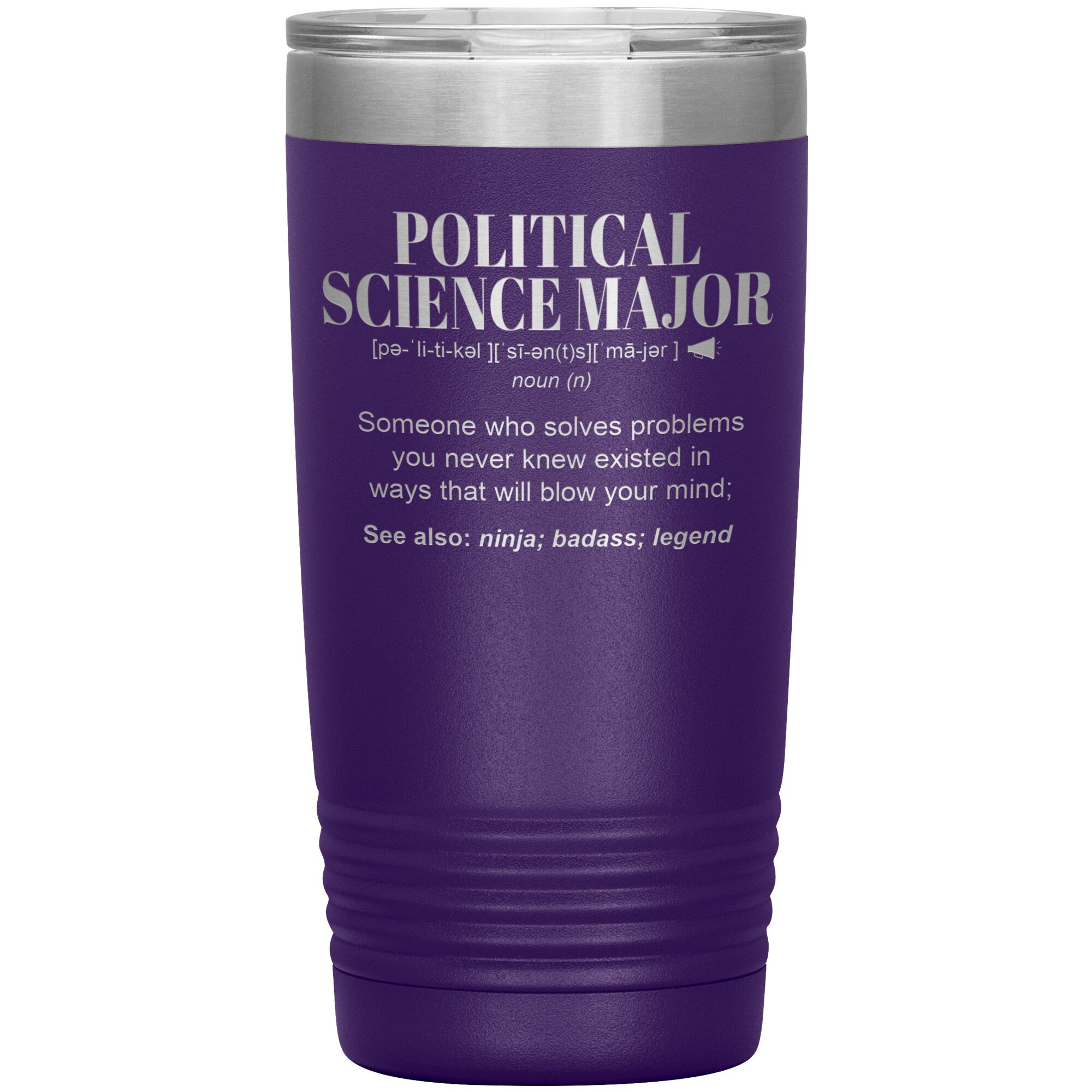POLITICAL SCIENCE MAJOR Gift Tumbler l Birthday Appreciation | Etsy