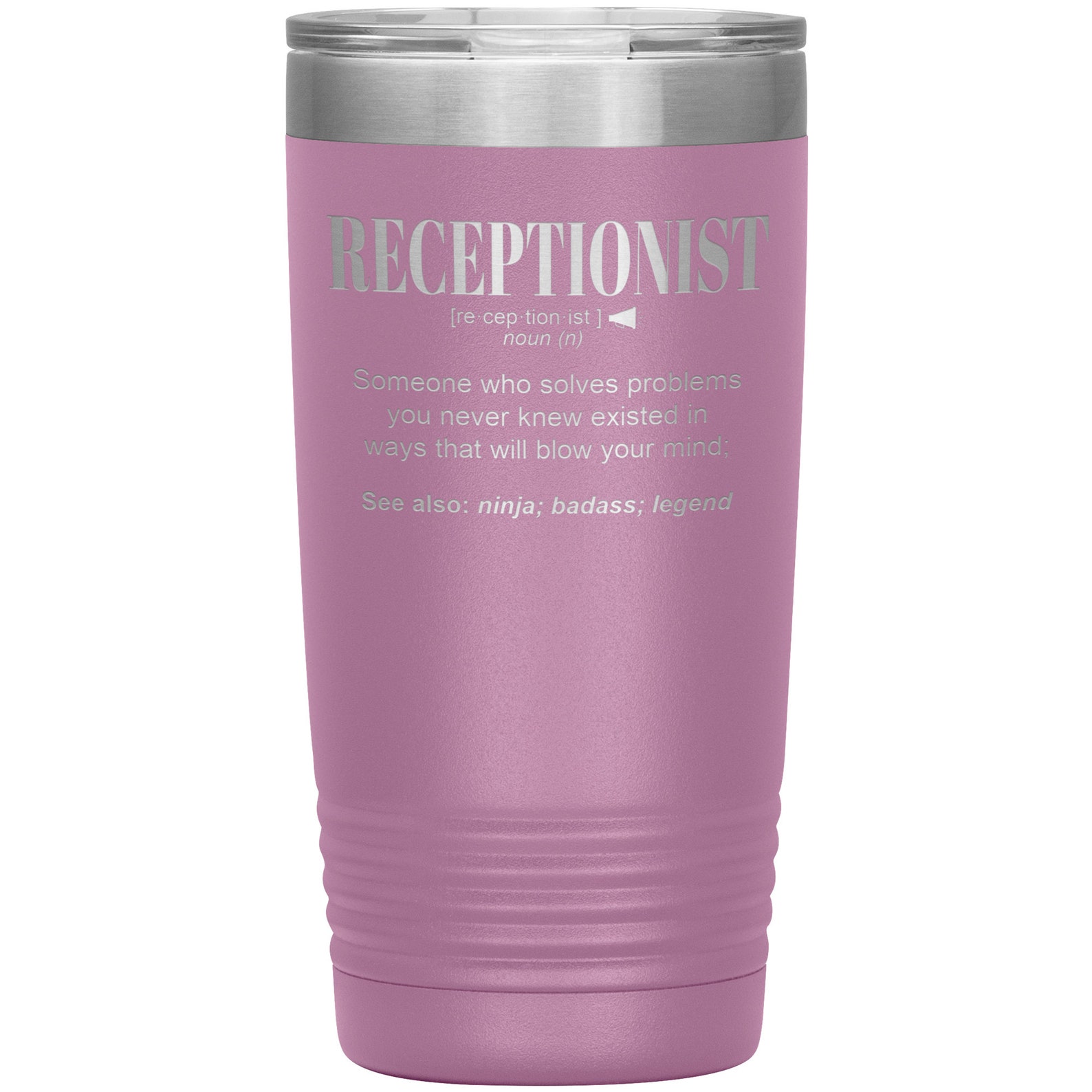 RECEPTIONIST Gift Tumbler L Birthday, Appreciation, Christmas Gifts L ...