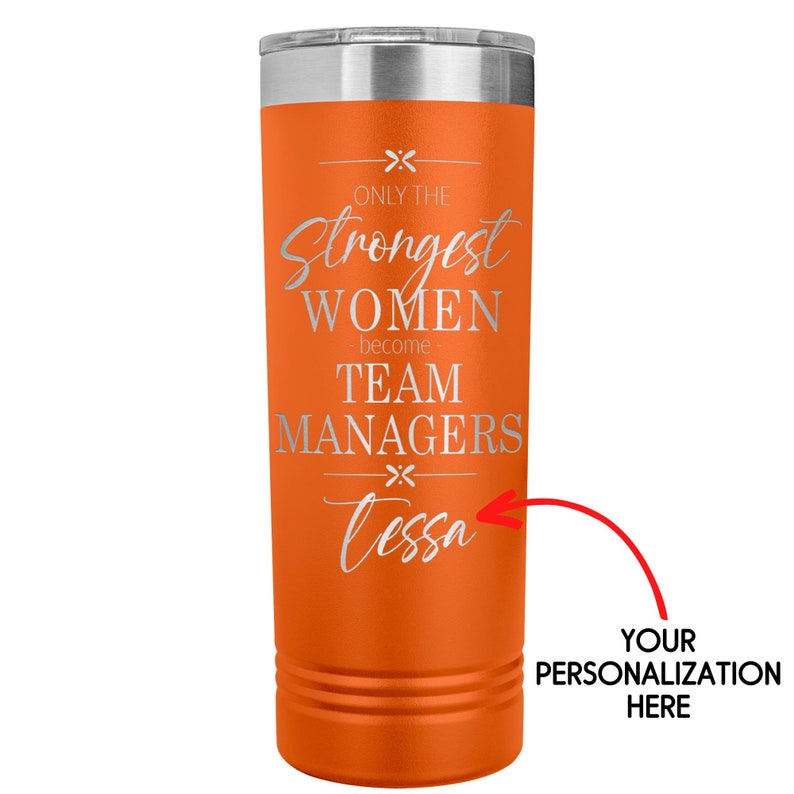 TEAM MANAGER Gifts L Skinny Tumbler for Her, Women L Supervisor, Team ...