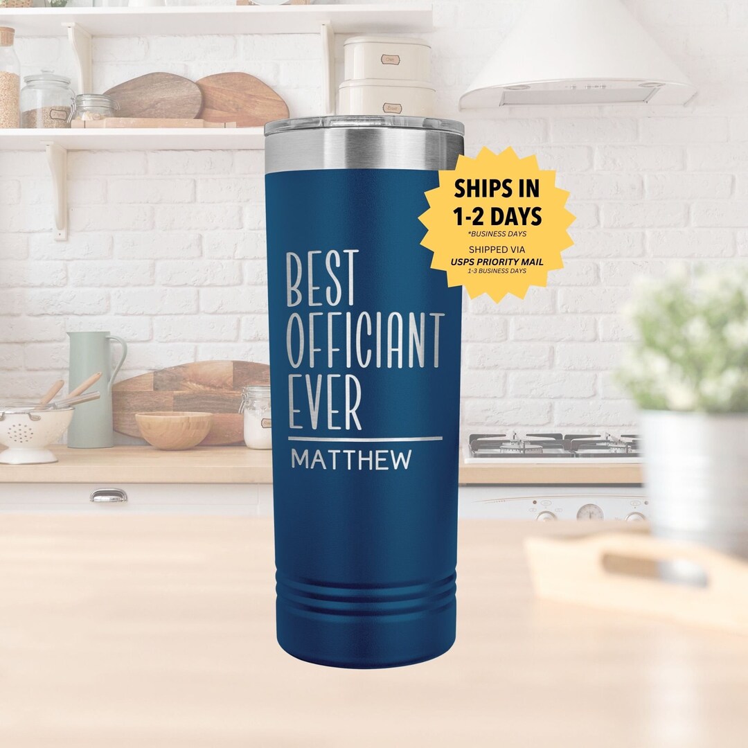 BEST OFFICIANT EVER Tumbler L Wedding Officiant Personalized Gift L ...