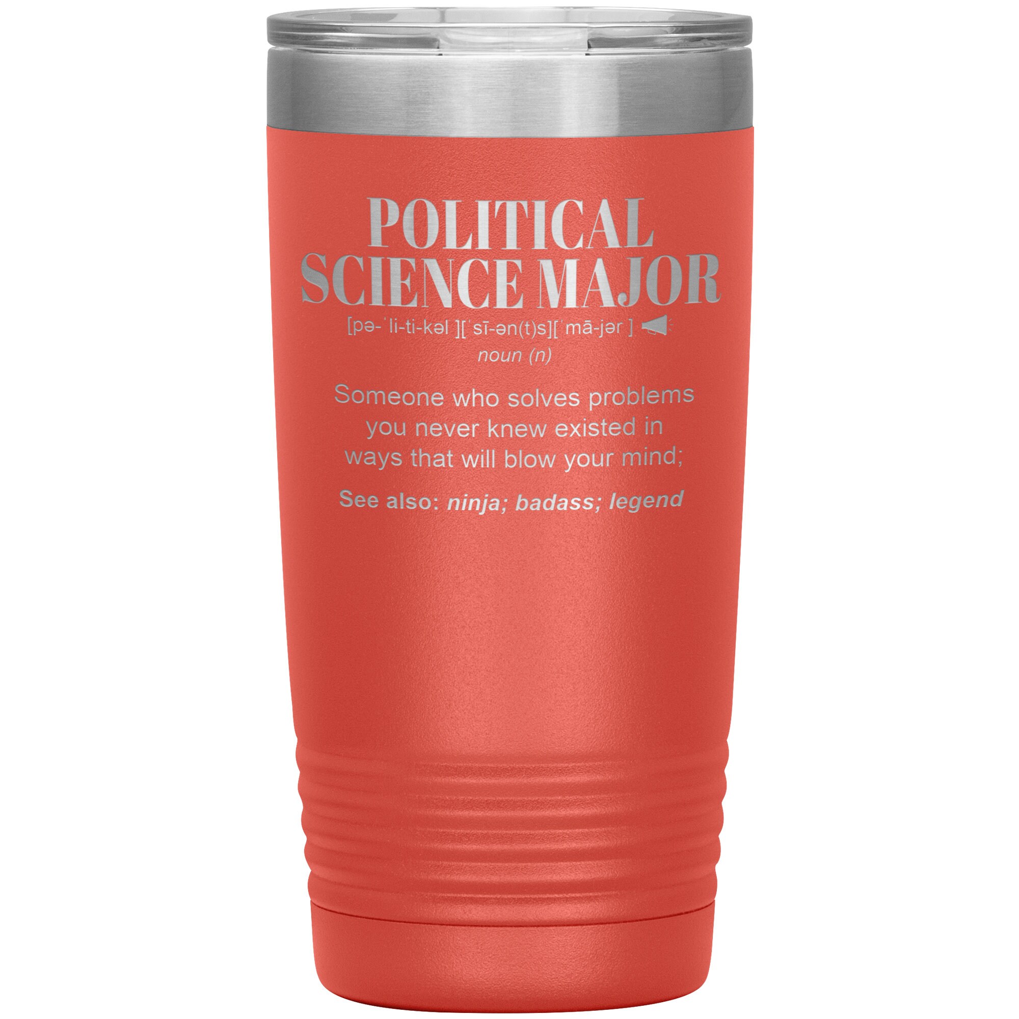 POLITICAL SCIENCE MAJOR Gift Tumbler l Birthday Appreciation | Etsy