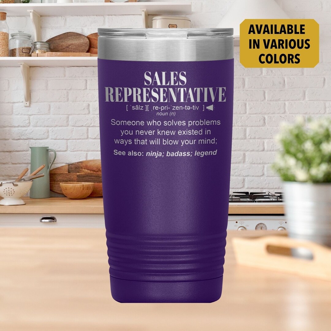 Sales Representative Gift Tumbler L Birthday, Appreciation, Christmas ...