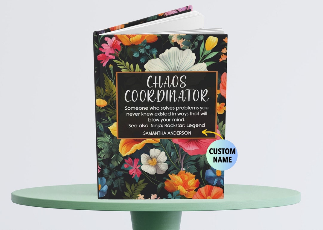 Administrative Professionals Day Gift Chaos Coordinator Journal Admin ...