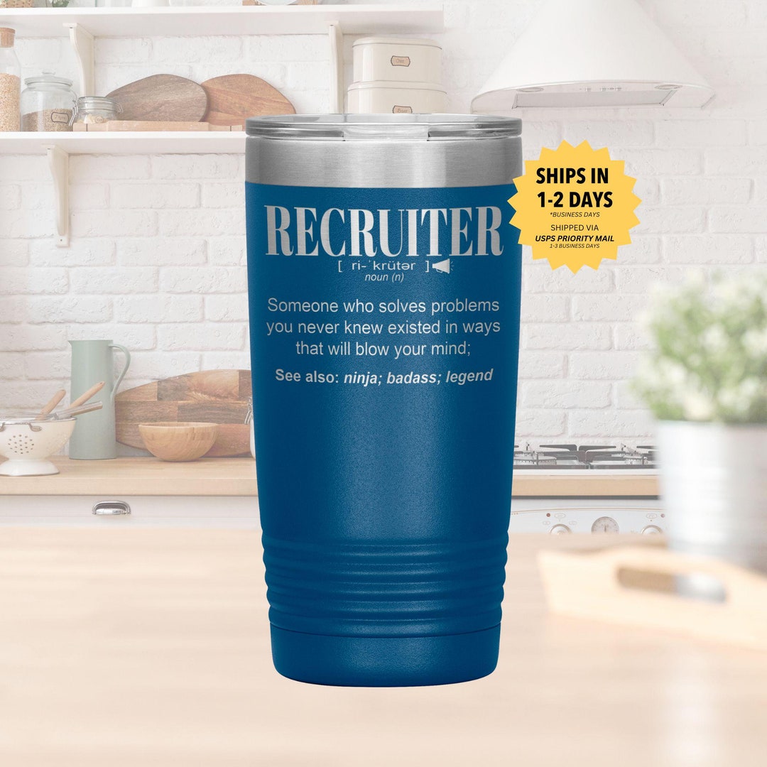 RECRUITER Gift Tumbler L Birthday, Appreciation, Christmas Gifts L ...
