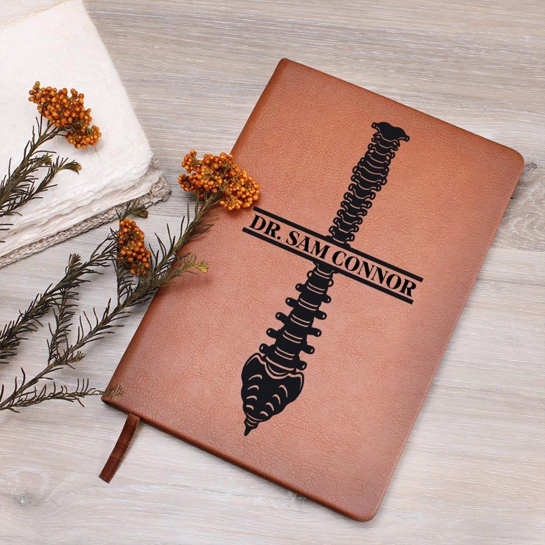 Spine Gifts Notebook Vagus Nerve, Chiropractor Grad Journal, Orthopedic ...
