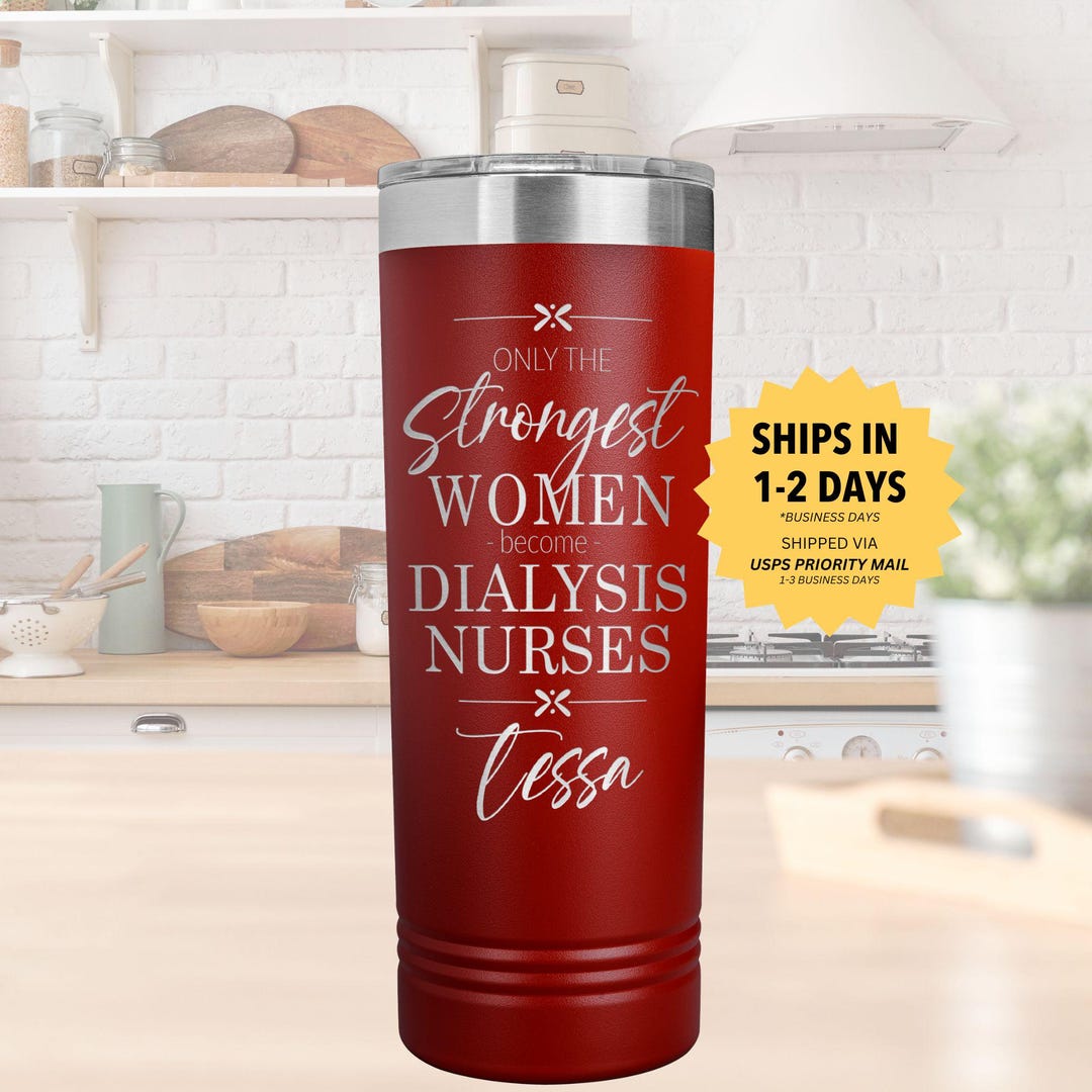 DIALYSIS NURSE Gifts L Skinny Tumbler for Her, Women L Kidney Nurse ...
