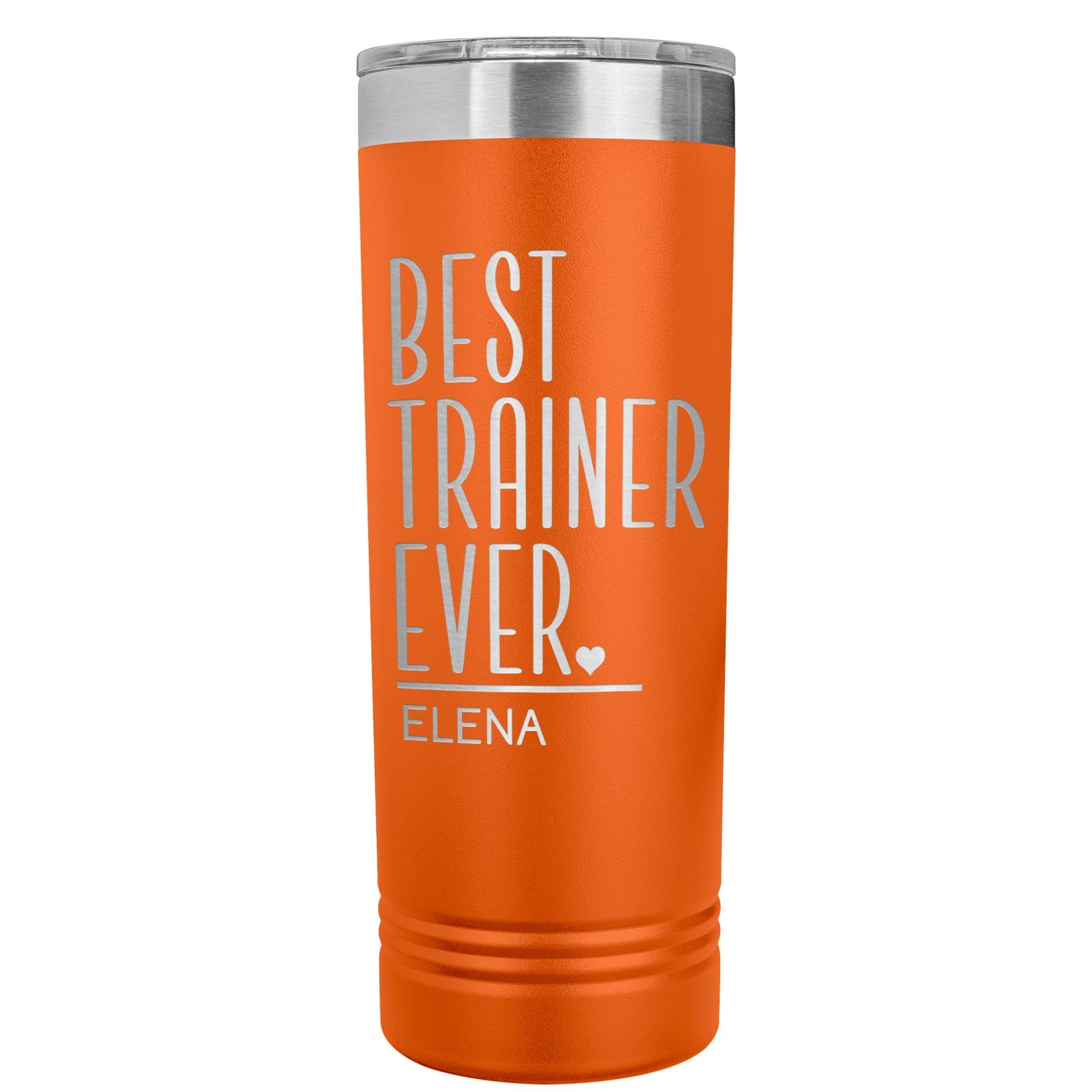 Best Trainer Ever Gift Personalized Tumbler for Personal Trainer Travel ...