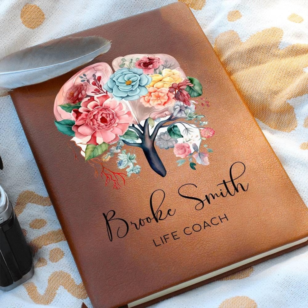 Personalized Journal Life Coach Gift Women, Mentor Notebook, Wellness ...