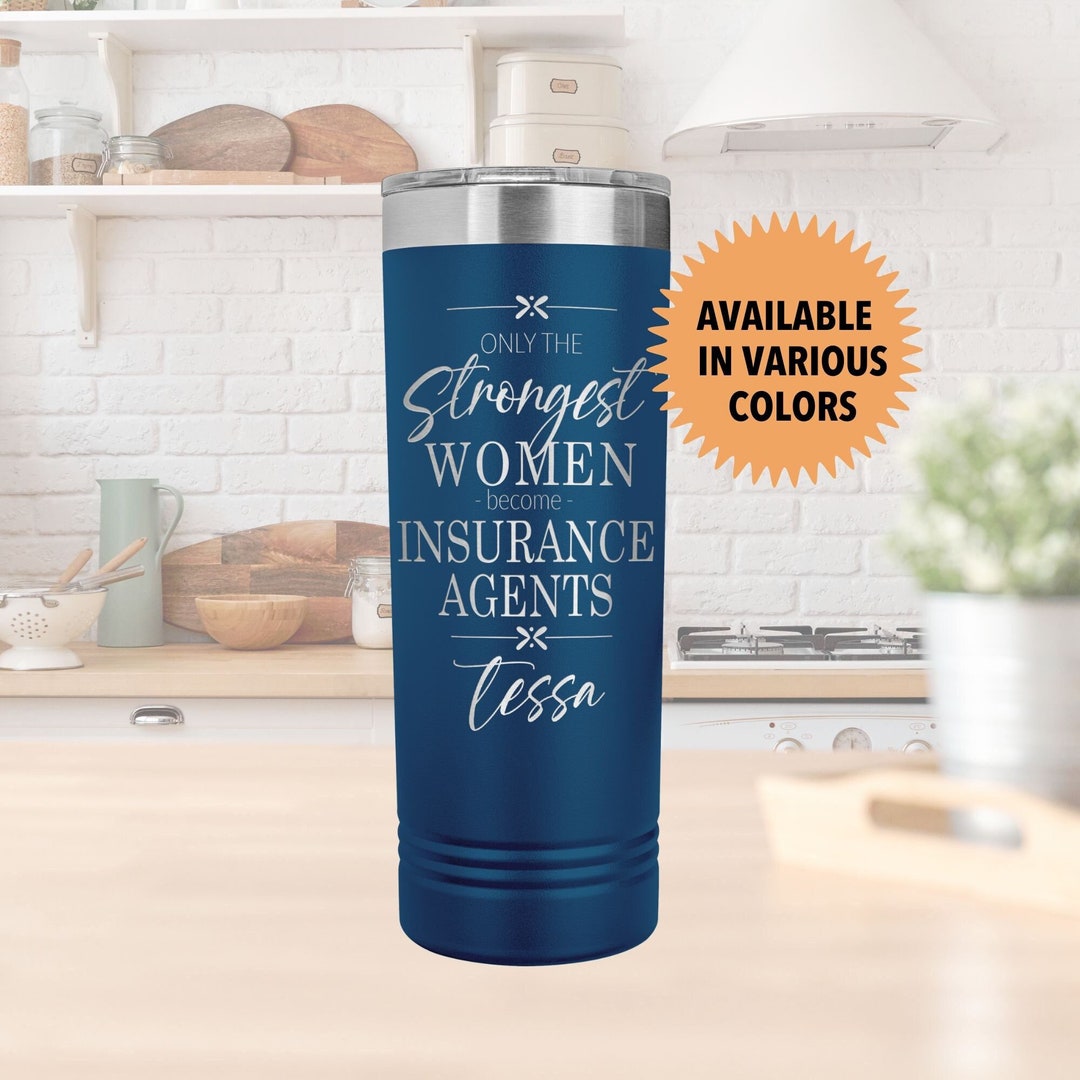 Insurance Agent Tumbler Personalized Life Insurance Gifts for Women ...