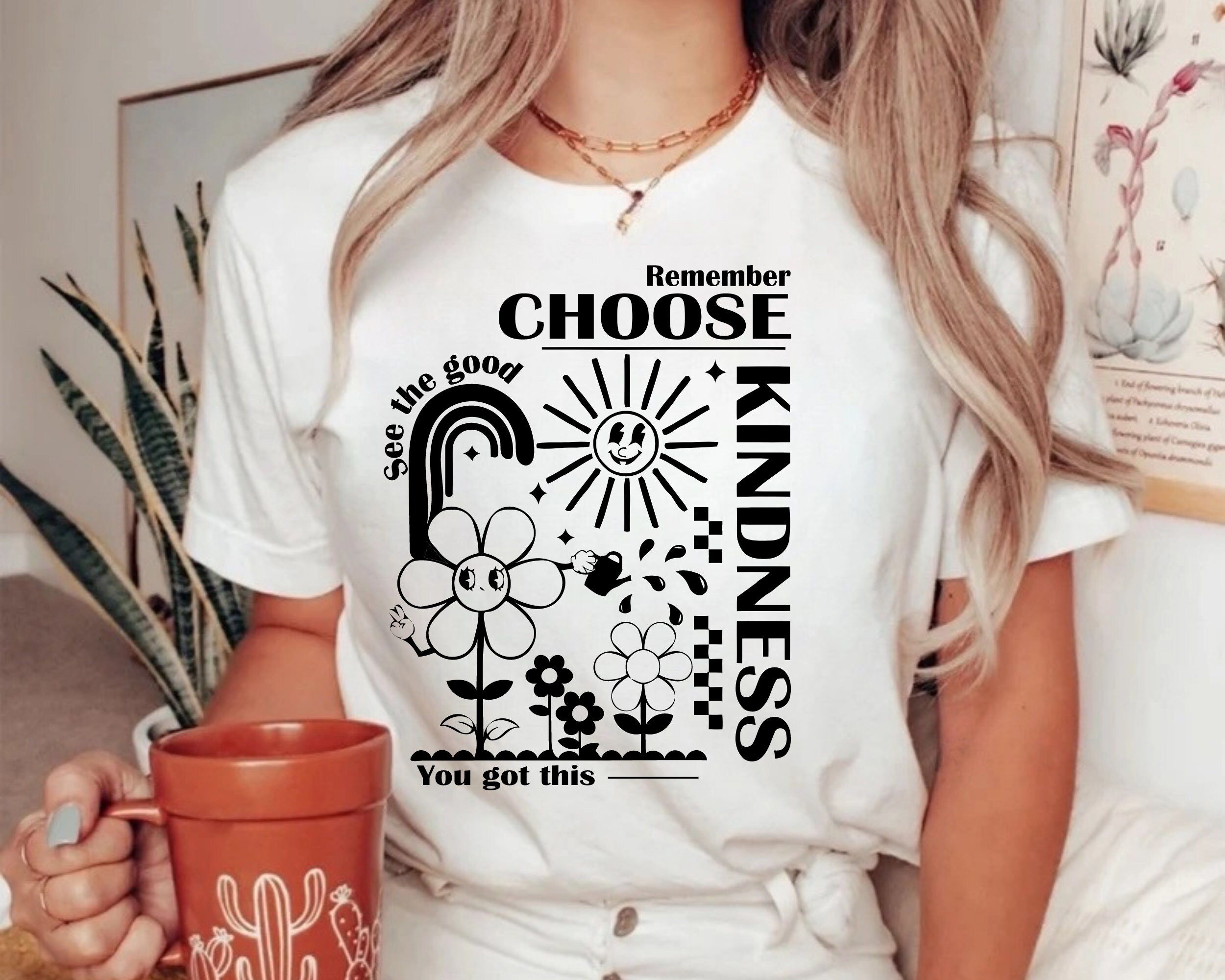 Choose Kindness SVG PNG, Svg Cut Files for Cricut, Self Love Svg ...