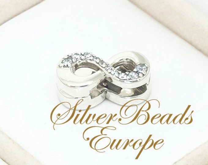 Pandora Sparkling Infinity Clip, Reflexions Charm, Eye, NEW 797580CZ - Etsy