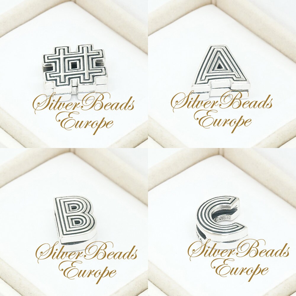Pandora Alphabet Letter Clip, Initial, Symbol, Reflexions Charm ...