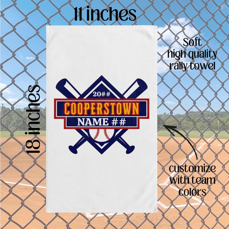 Pin Rally Towels Custom - Etsy
