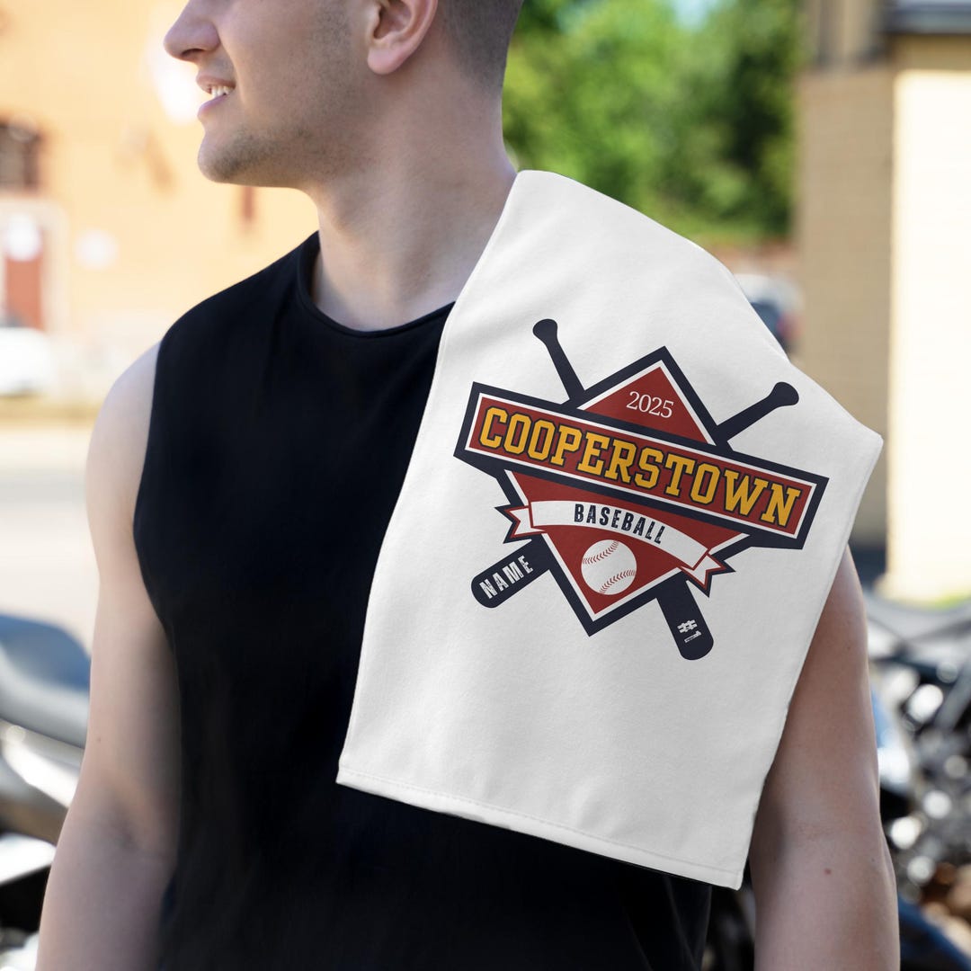 Jessica Team Cooperstown Baseball Pin Trading Towel Rally Towel for ...
