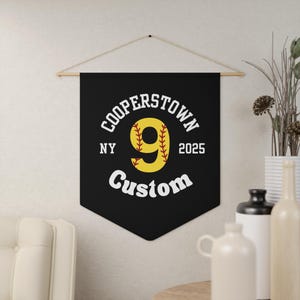 Personalized Pennant Pin Trading Cooperstown Custom Name & Number ...