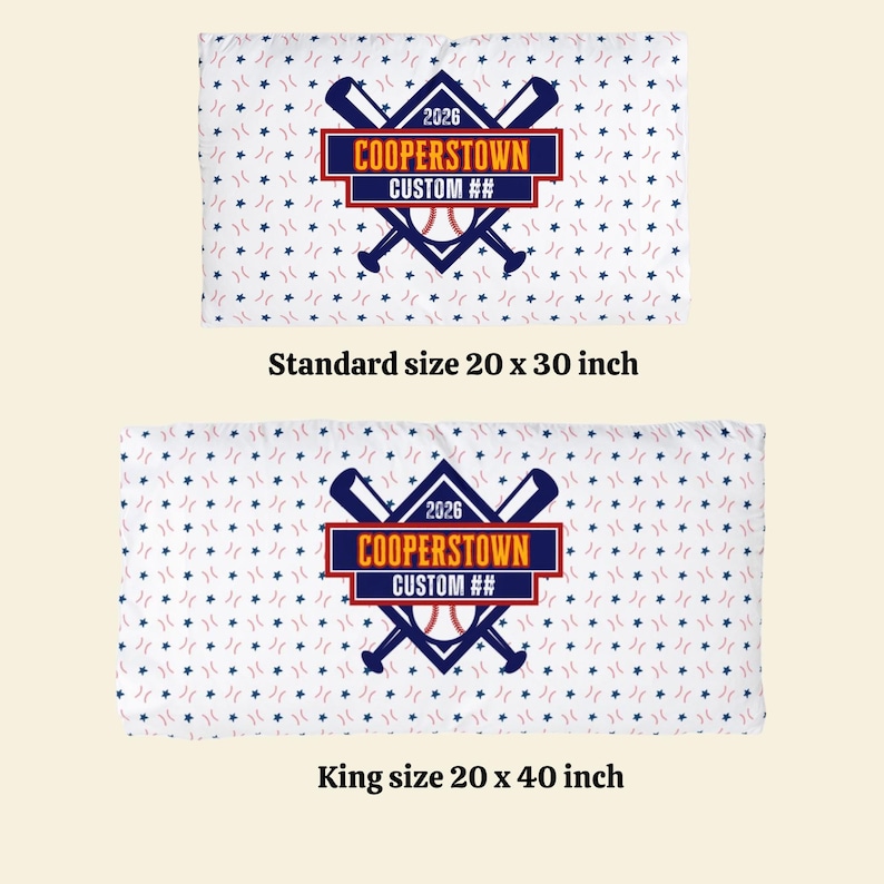 Personalized Cooperstown Baseball Microfiber Pillowcase Pin Trading ...