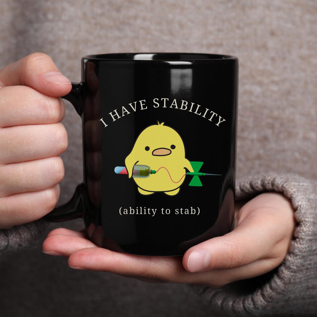 Phlebotomy Mug Stabbing Duck Meme Mug Science Humor Medical Assistant ...