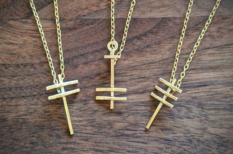 Frightened Rabbit 3 Bar Cross - Etsy