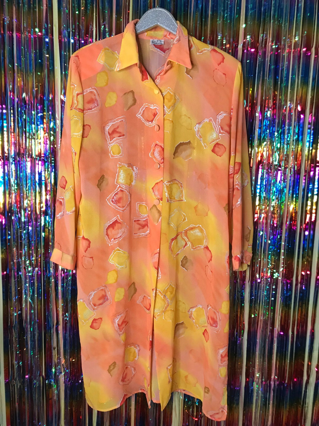 Sunny and Bright 80s Duster - Etsy