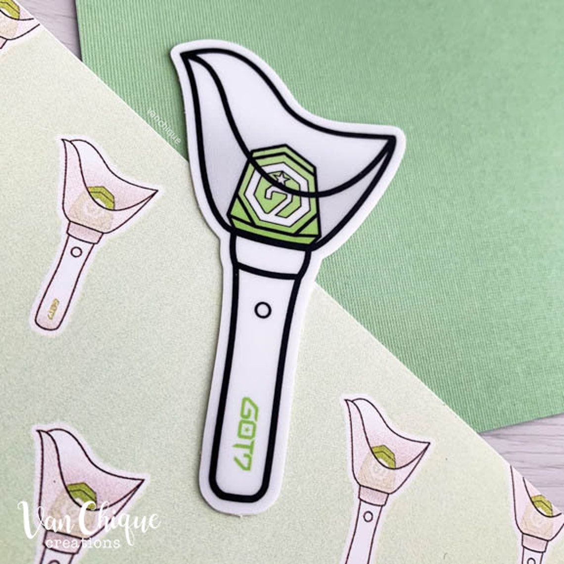 GOT7 Ahgabong/lightstick Die-cut Sticker - IGOT7, Ahgase, Kpop ...