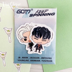 GOT7 Stickers Gotoon Keep Spinning/spinning Top Die-cut Weatherproof ...