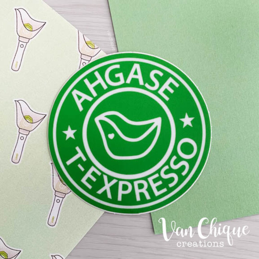 GOT7 Ahgase T-expresso Sticker - IGOT7, Ahgase, Birdies, Coffee - Etsy