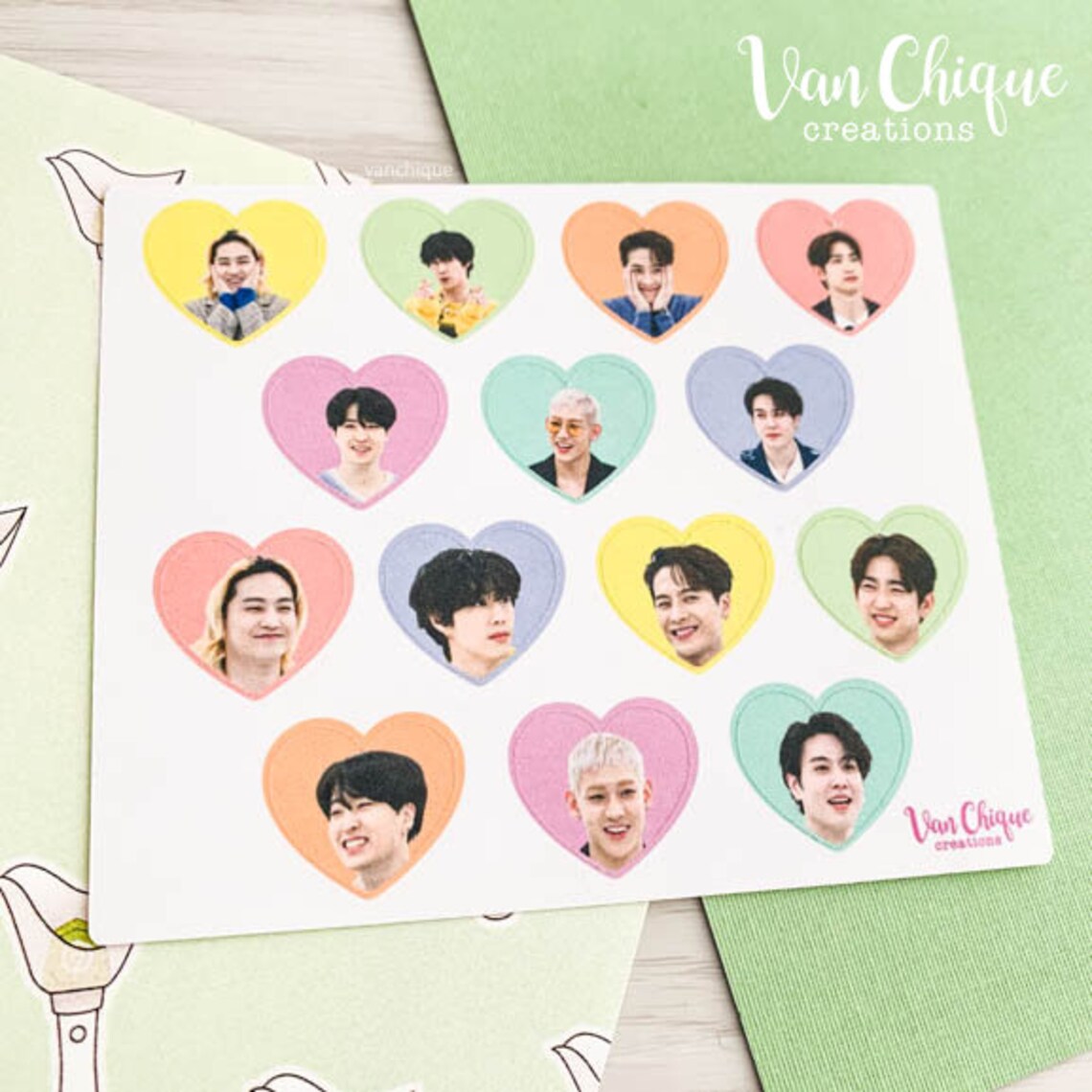 GOT7 Stickers GOT7 Heart Reactions IGOT7 Ahgase - Etsy