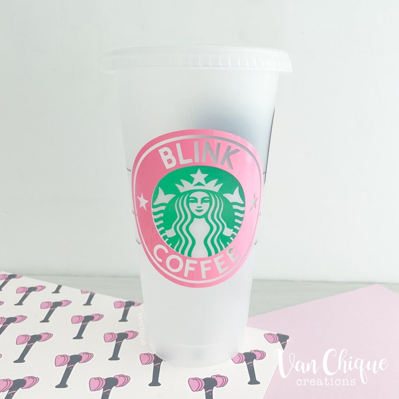 BLACKPINK Cup | Blink Lightstick Starbucks Cold Cup Reuseable Tumbler ...