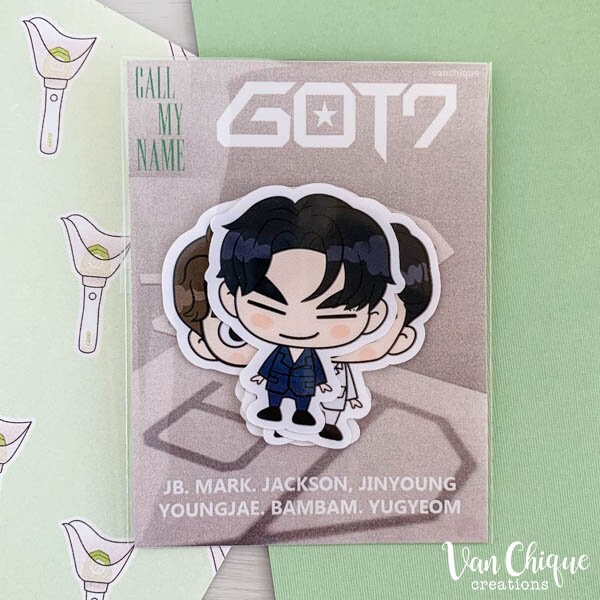 GOT7 Pegatinas / Gotoon Call My Name / YCMN Die-Cut Pegatinas - Etsy México