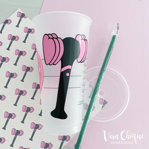 BLACKPINK Cup | Blink Lightstick Starbucks Cold Cup Reuseable Tumbler ...
