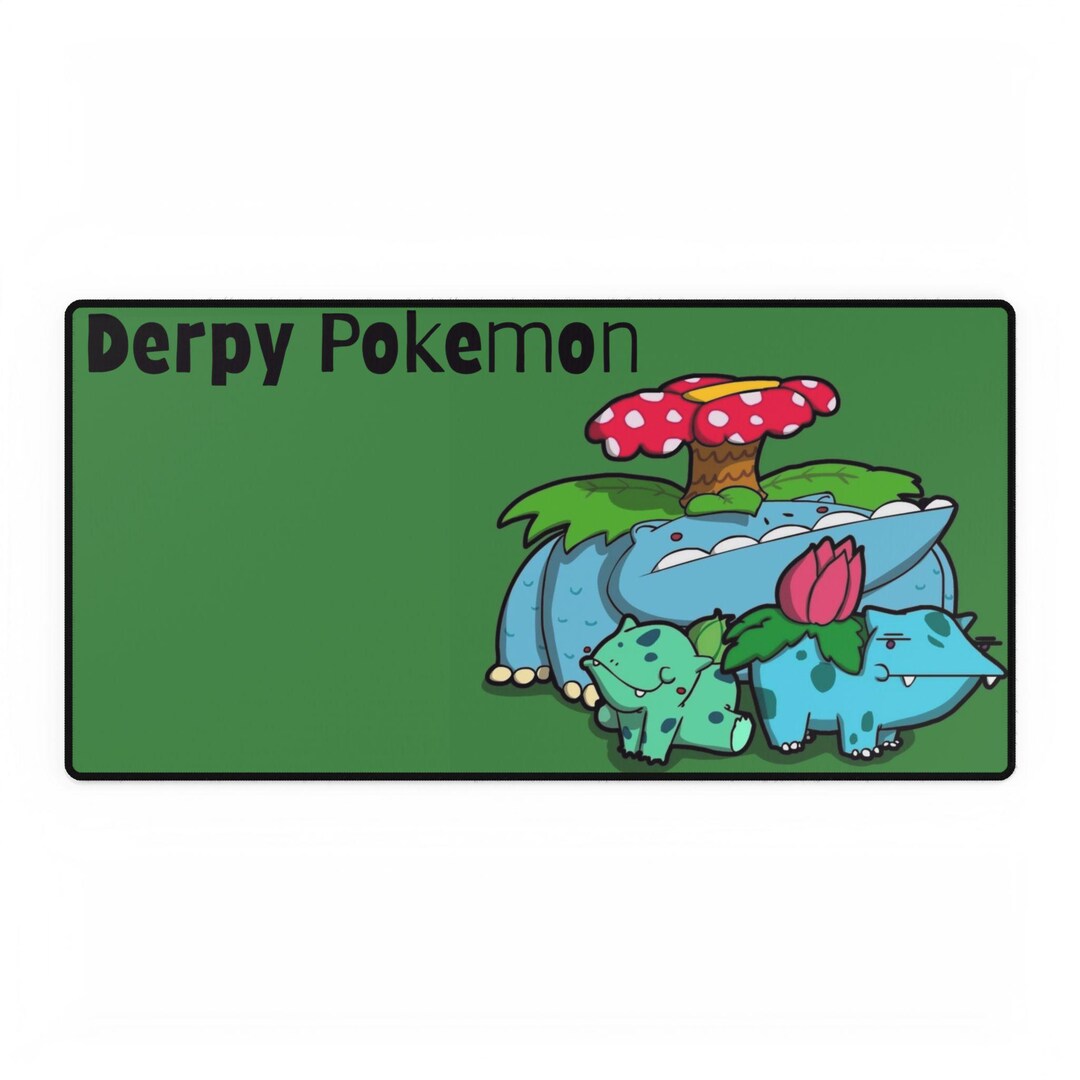 Derpy Grass Type Venu Pocket Monster Desk Mats - Etsy