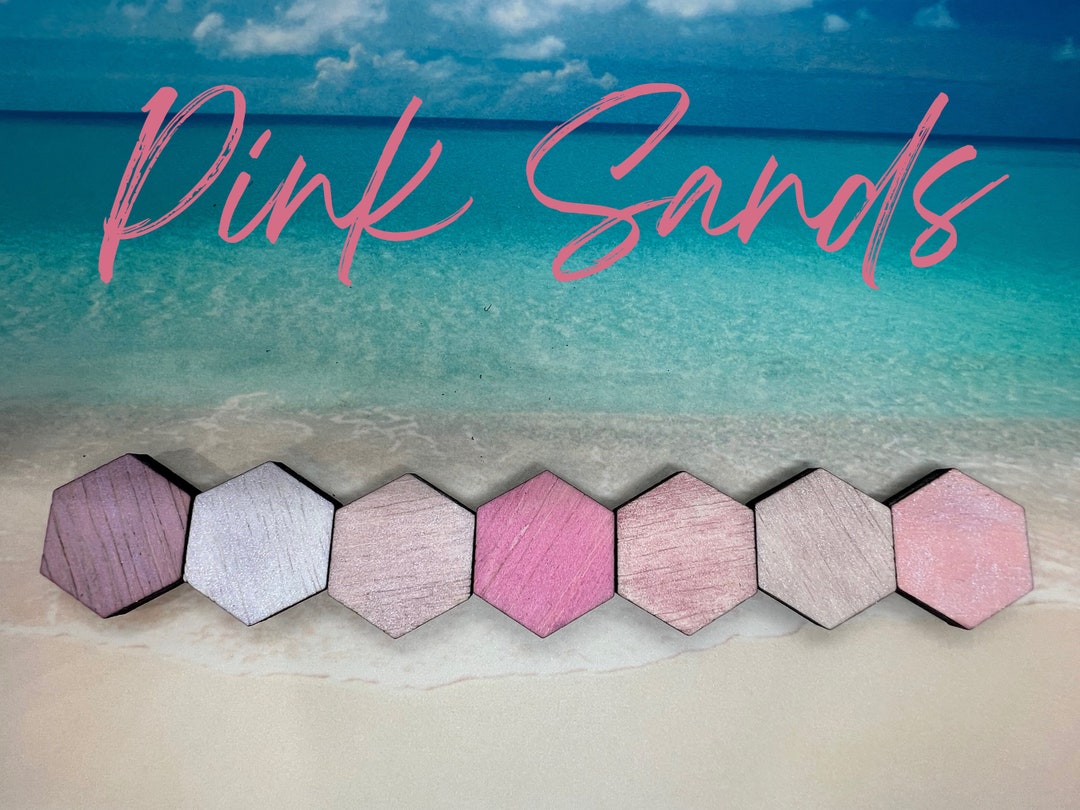 Minimalist Hexagon Magnets. Set of 7 Wooden Hand-crafted - Etsy