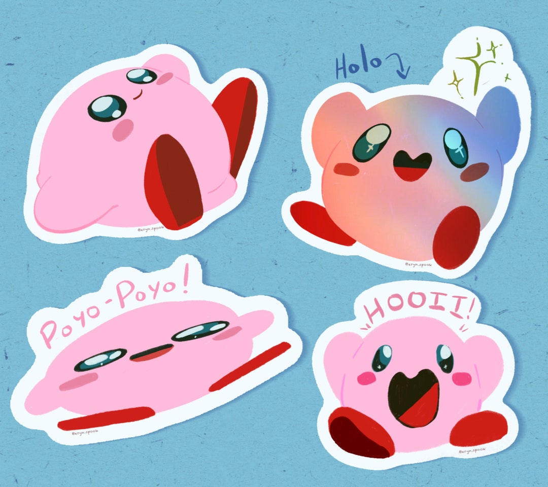 Kirby Sticker Set - Etsy
