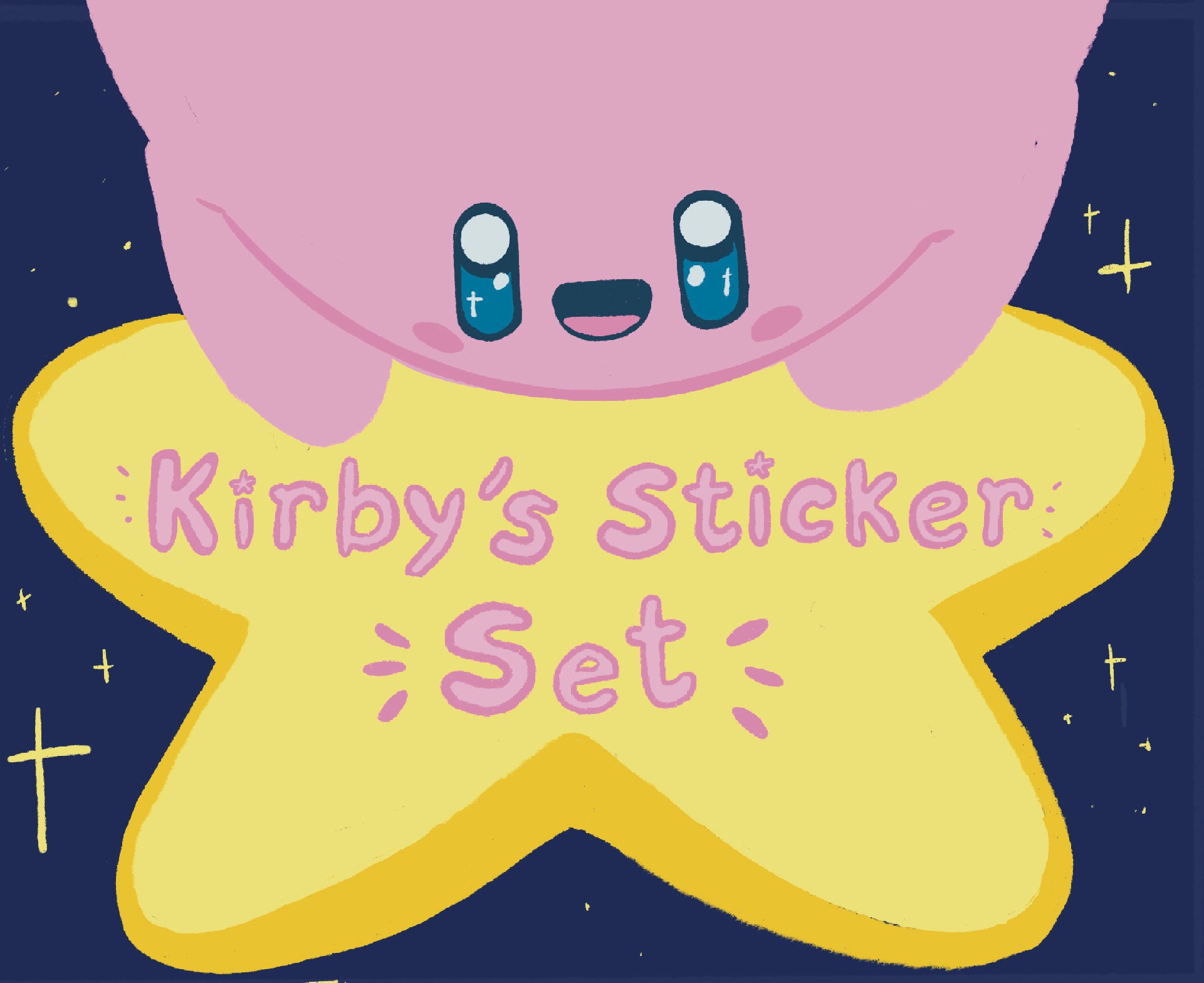 Kirby Sticker Set - Etsy