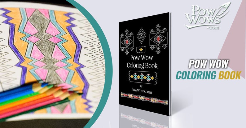 Pow Wow Adult Coloring Book - Etsy