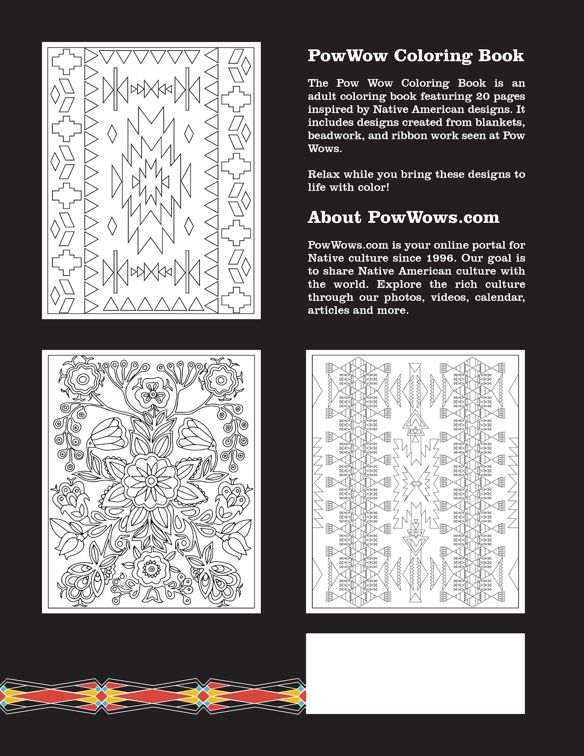 Pow Wow Coloring Book - Etsy