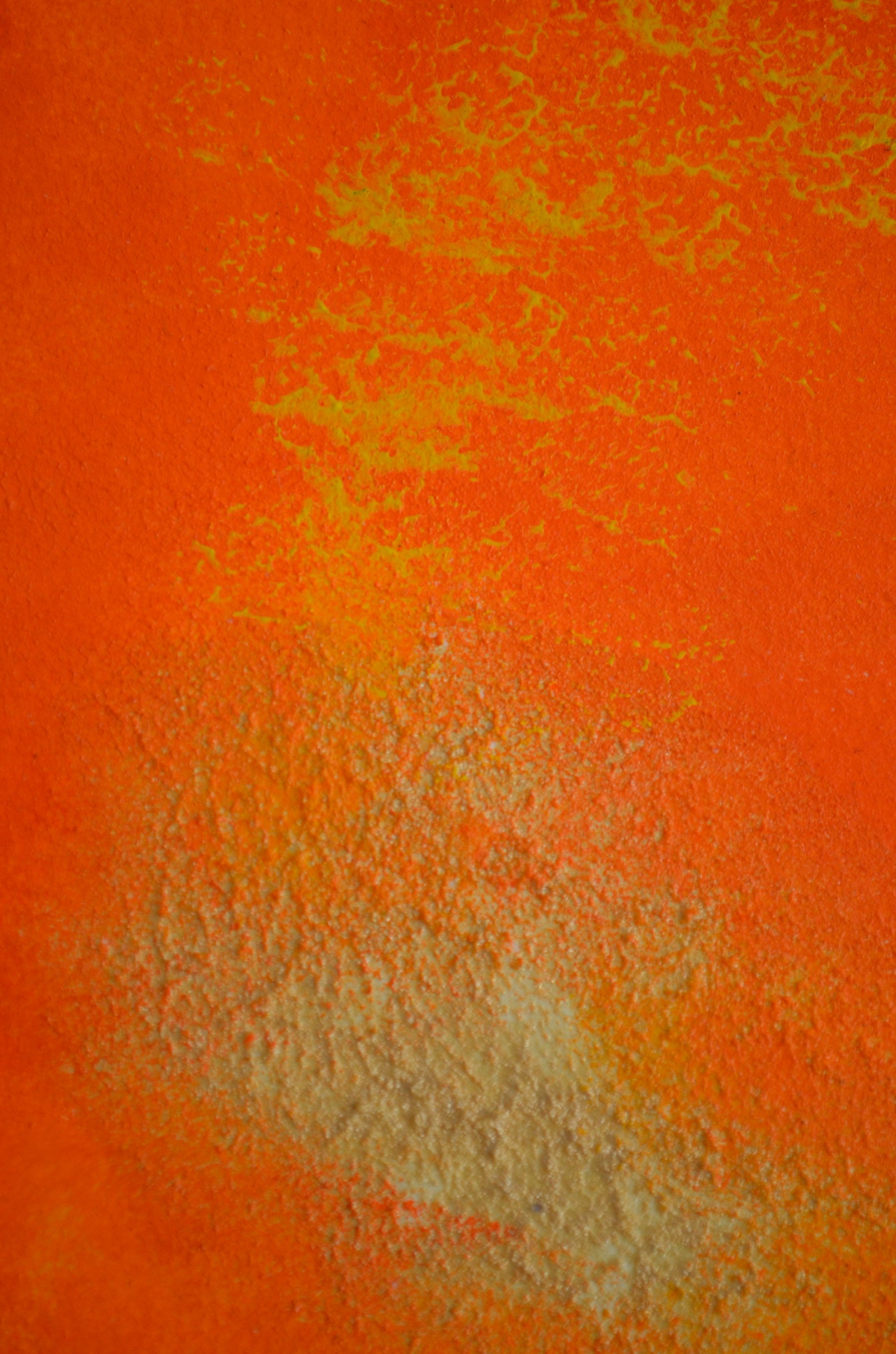 Abstract modern acrylic painting in orange tones 17 x 24 cm | Etsy