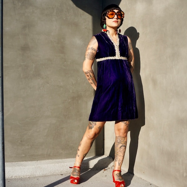 1960s Mini Dress - Etsy