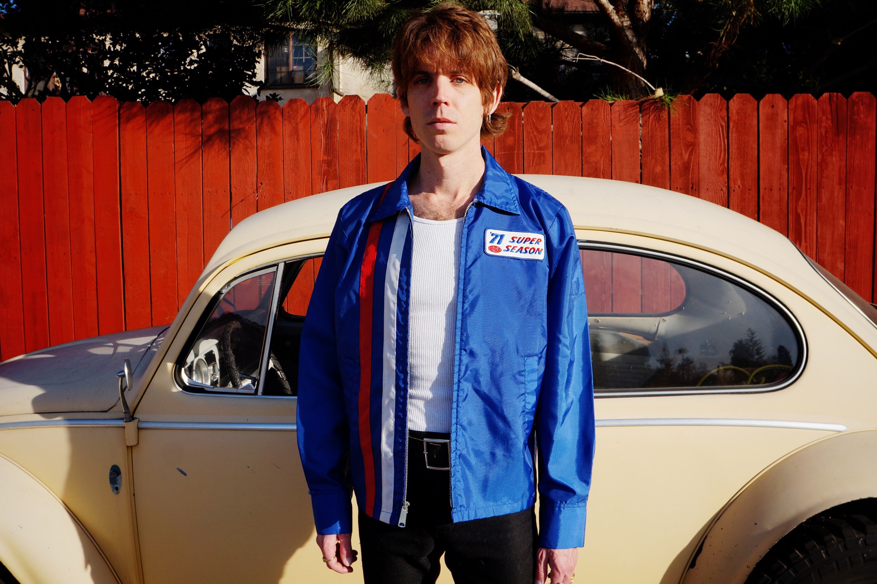 1970s Red White and Blue Nylon Racing Jacket / 1970s NHRA Jacket ...