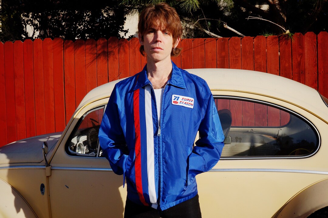 1970s Red White and Blue Nylon Racing Jacket / 1970s NHRA Jacket ...