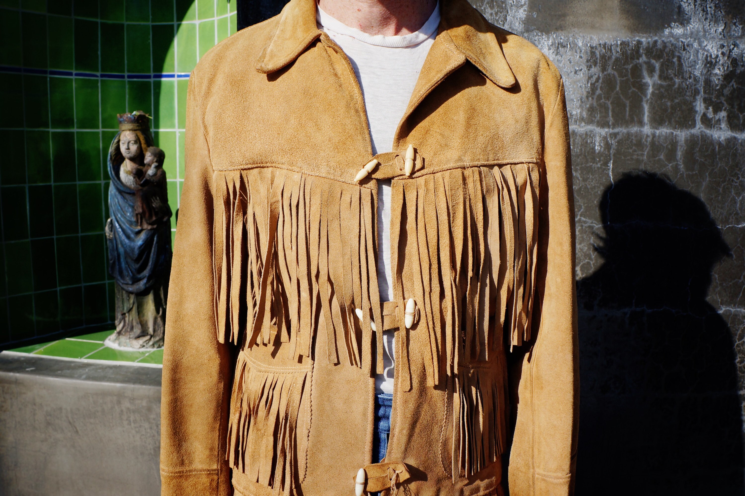 1960s Suede Fringe Jacket / 1960s Fringe Western Jacket / 1960s Suede ...