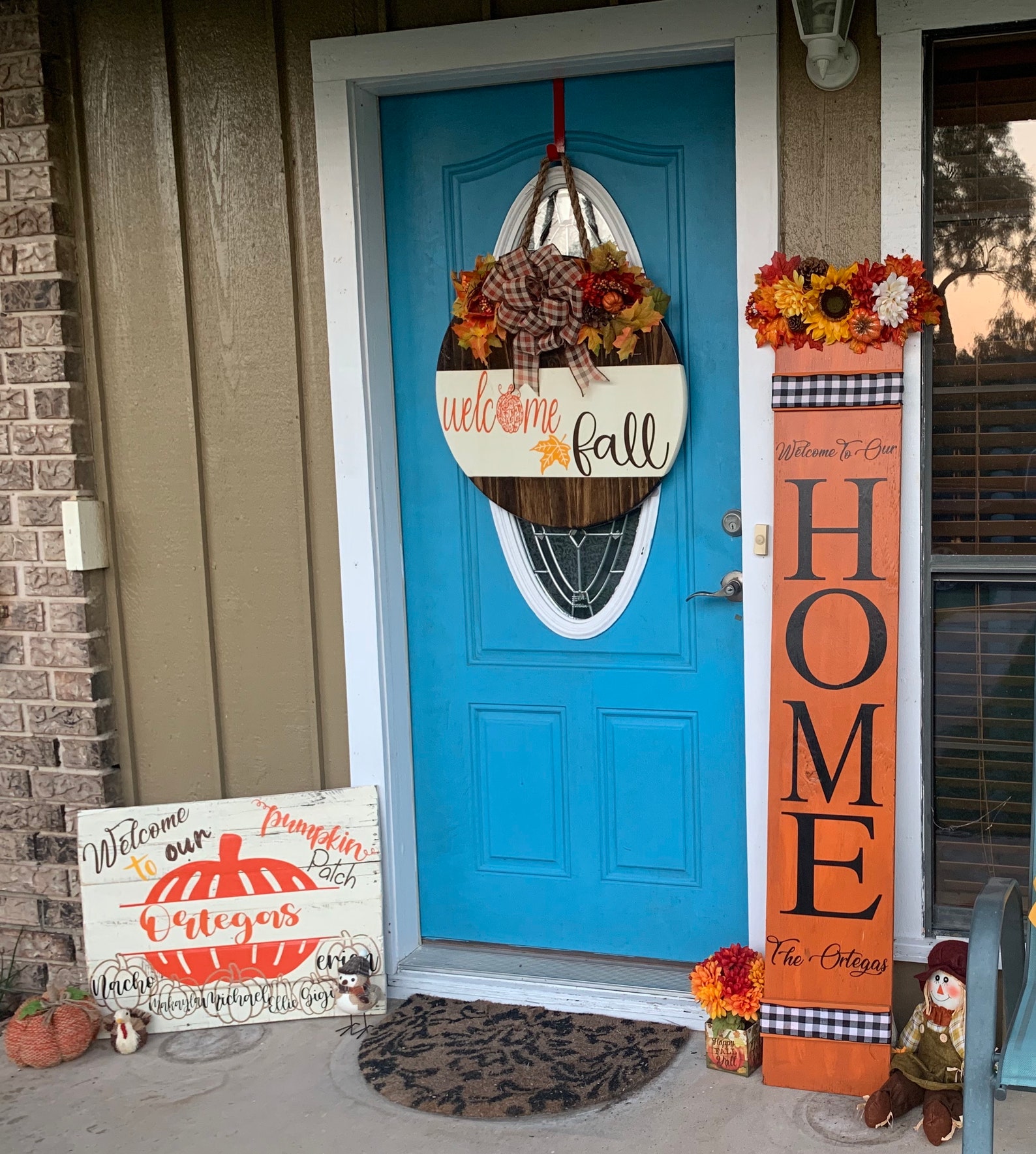 Personalized Pumpkin Patch Sign Welcome to Our Pumpkin Patch - Etsy