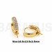 18K Gold Filled Paper Clip Clasp, Necklace Bracelet Clasp, Carabiner ...