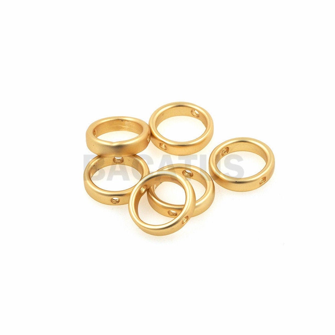 Round Surround Gasket, Brass Ring, Bead Ring Gasket, DIY Beaded ...