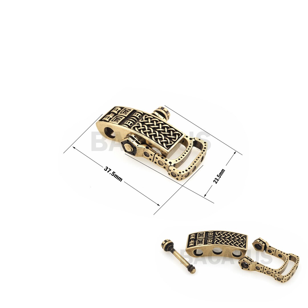 1PCS Antique Style Adjustable U-shaped Buckle, Brass Screw Buckle ...
