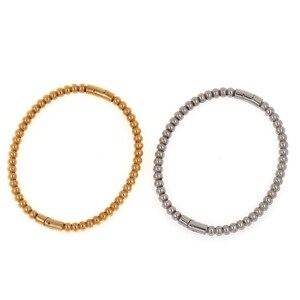 18k Gold Filled Beaded Bangle,gold Dainty Open Bangle,simple Bangle,gift for Her - Etsy