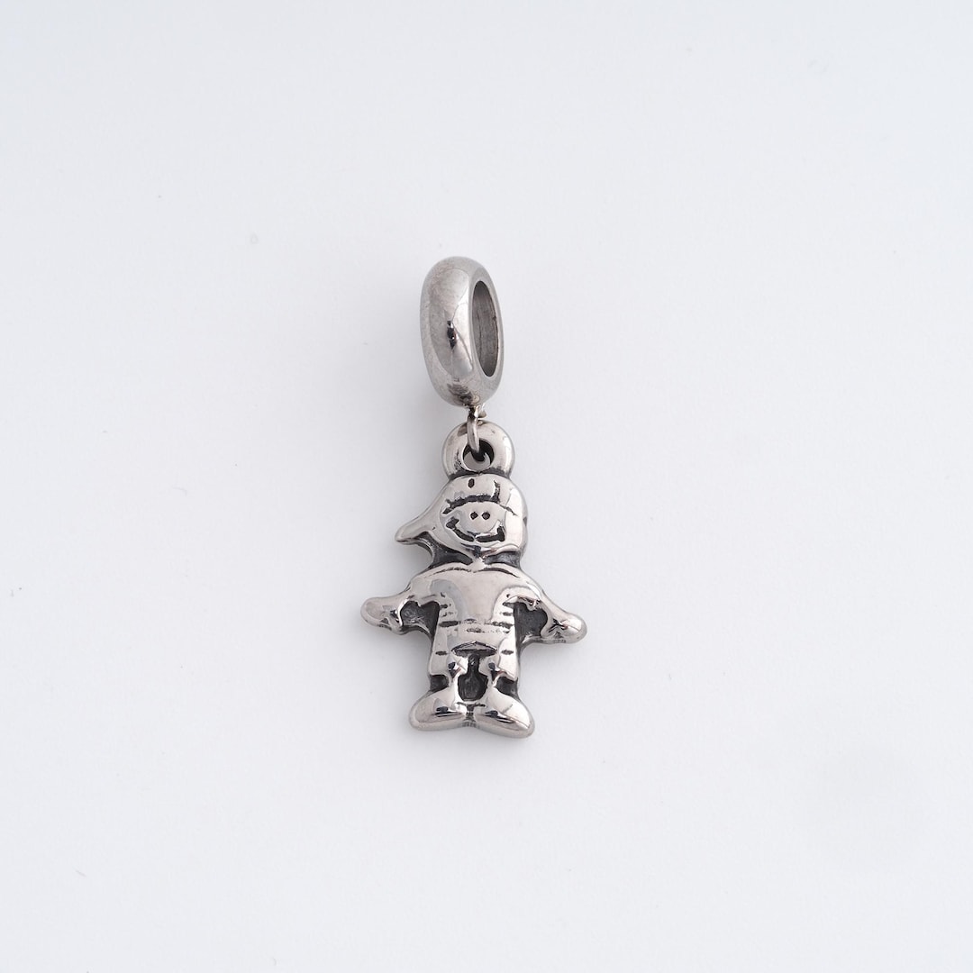 Stainless Steel Character Pendant,boy Charms,character Charm Bracelet ...