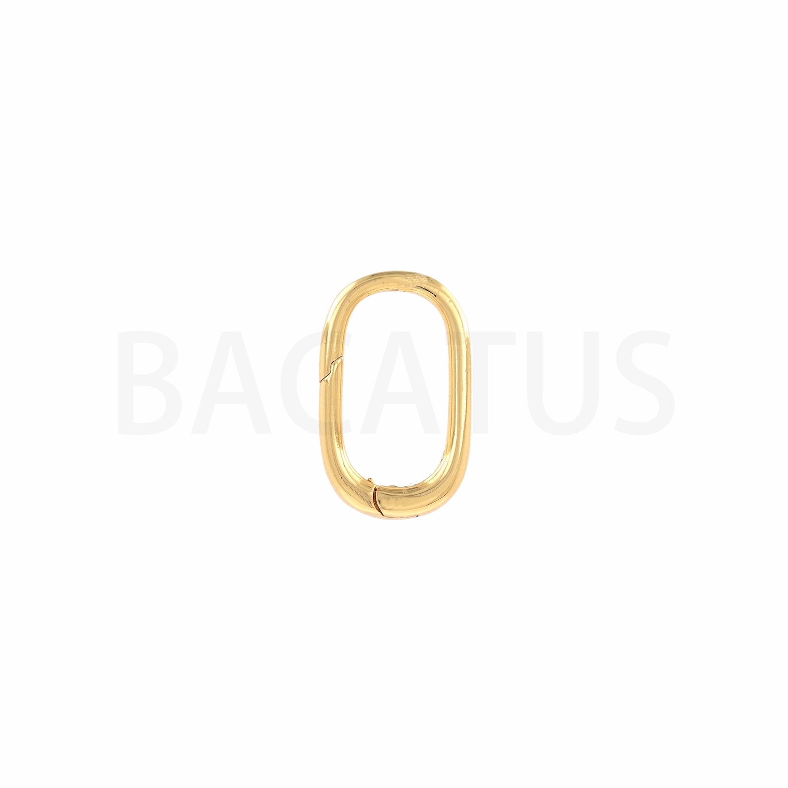 18K Gold Filled Paper Clip Clasp, Necklace Bracelet Clasp, Carabiner ...