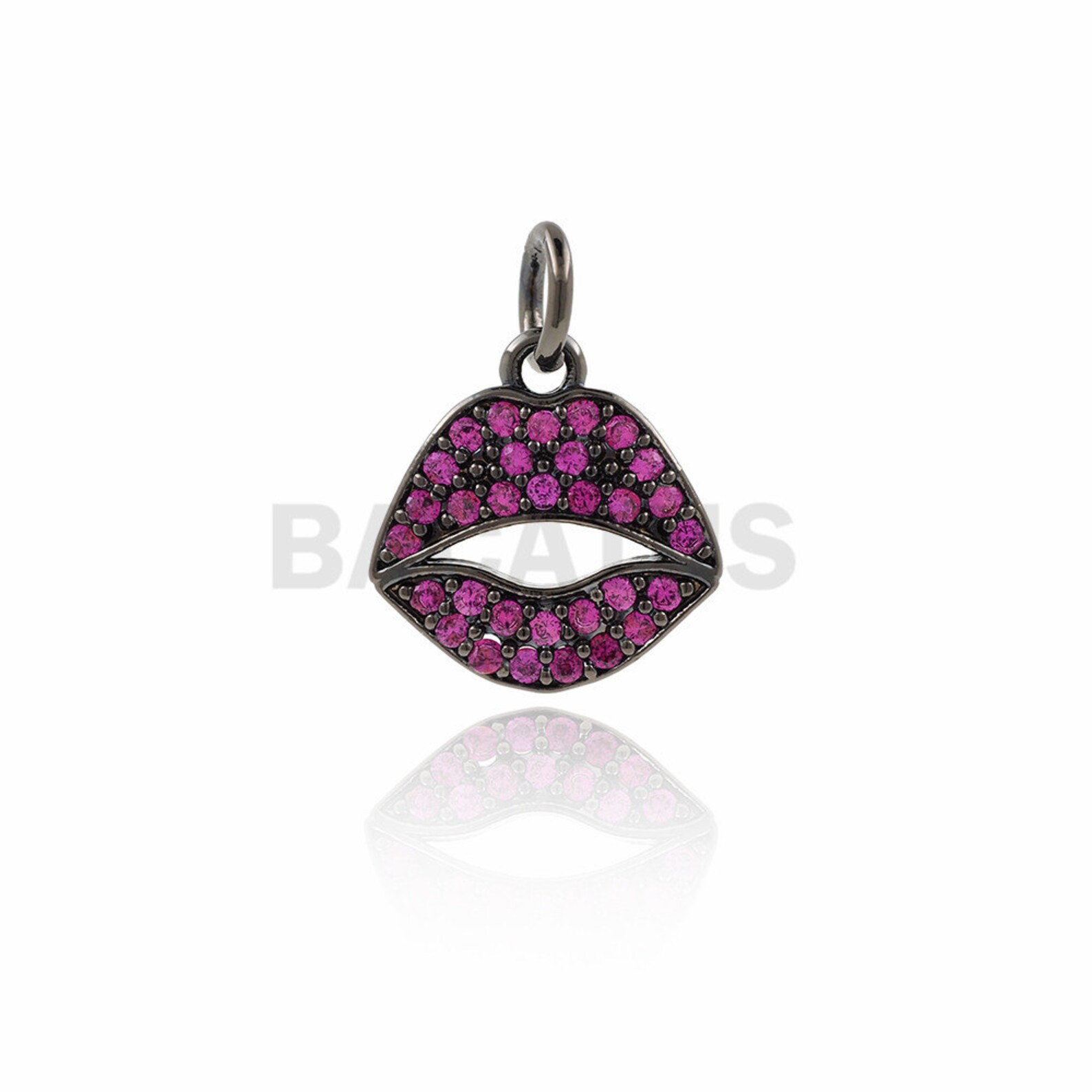 Lip Pendant Kiss Necklace Lip Pendant Kiss Charm Gift for - Etsy